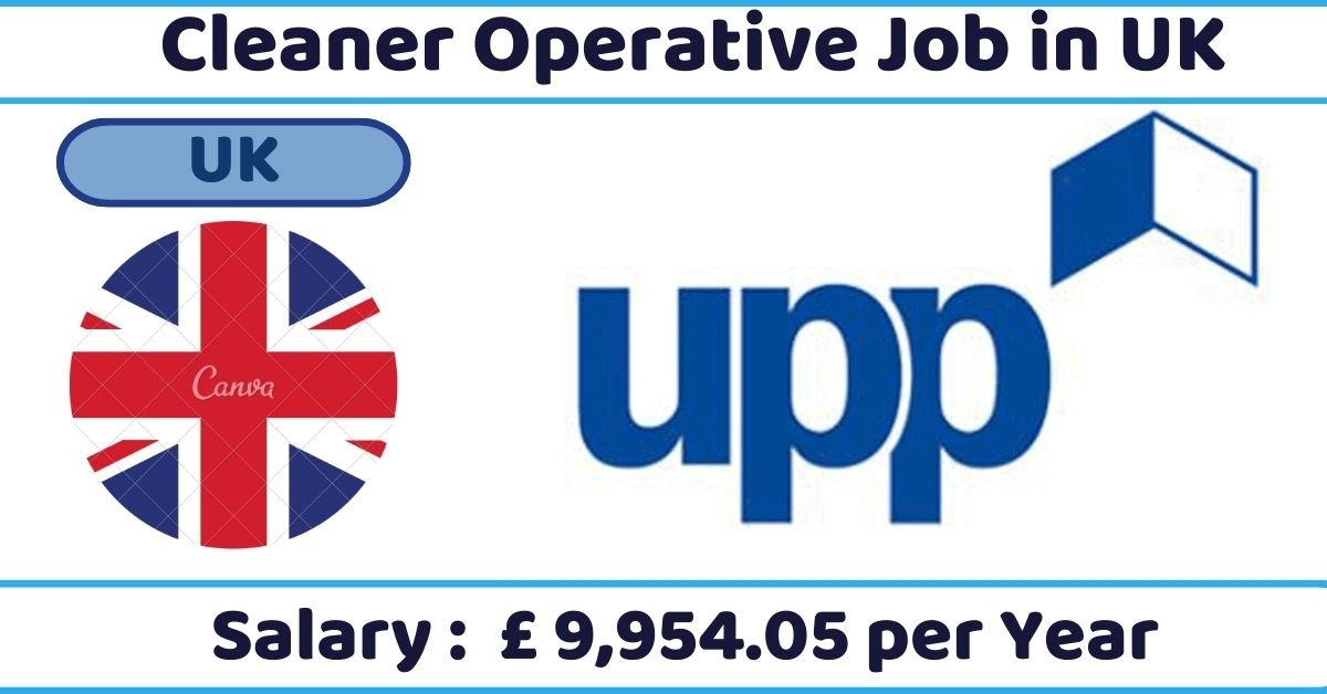 Cleaner Operative Job in UK